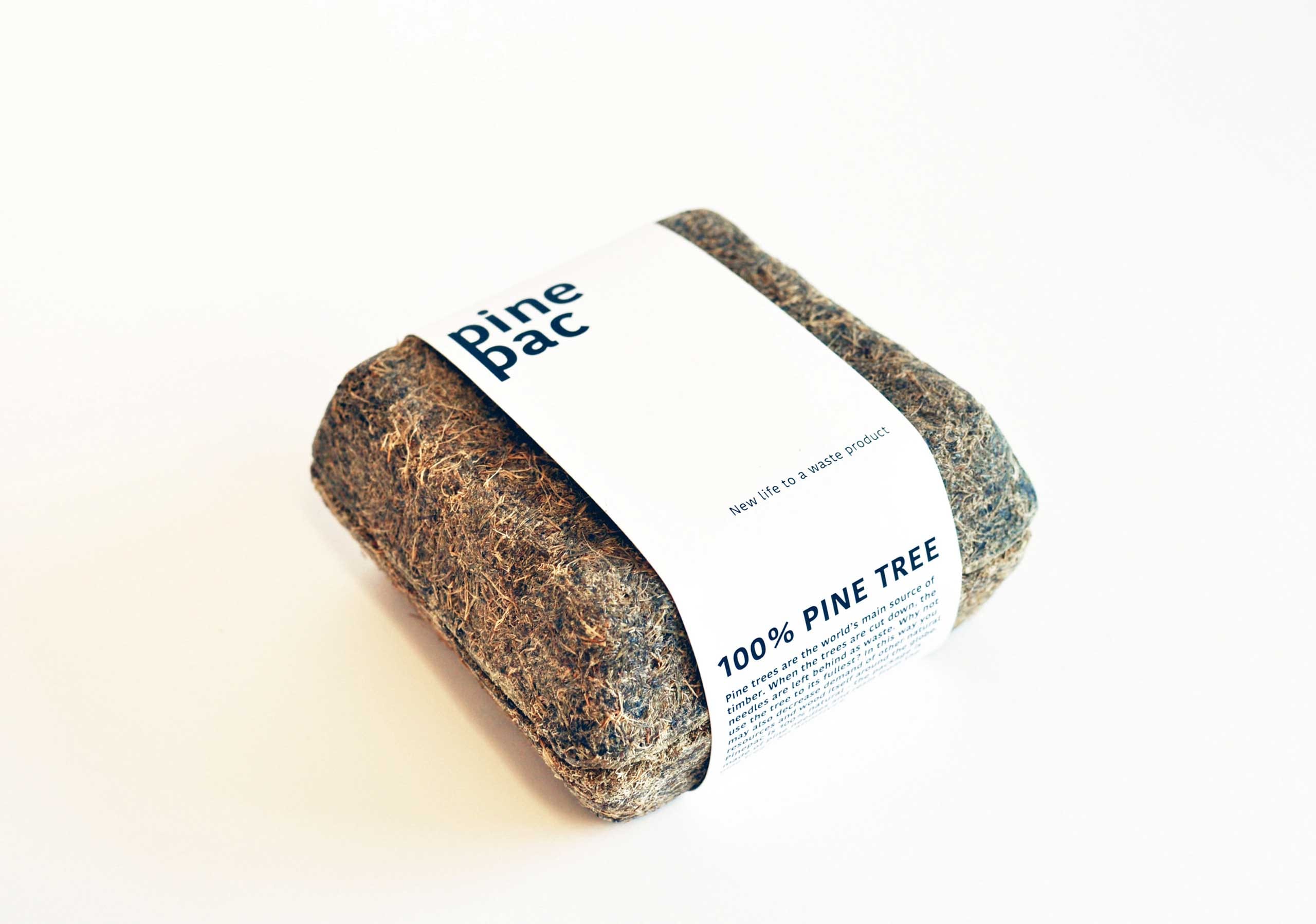 MILK. Material LAB - Pinepac / packaging from pine needles