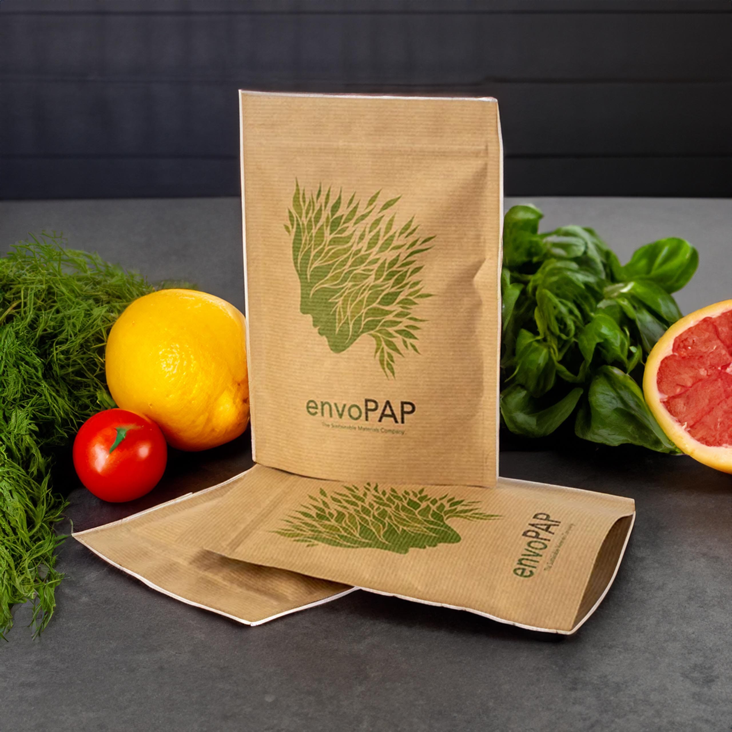 MILK. Material Lab - envoPAP Kraft Packaging